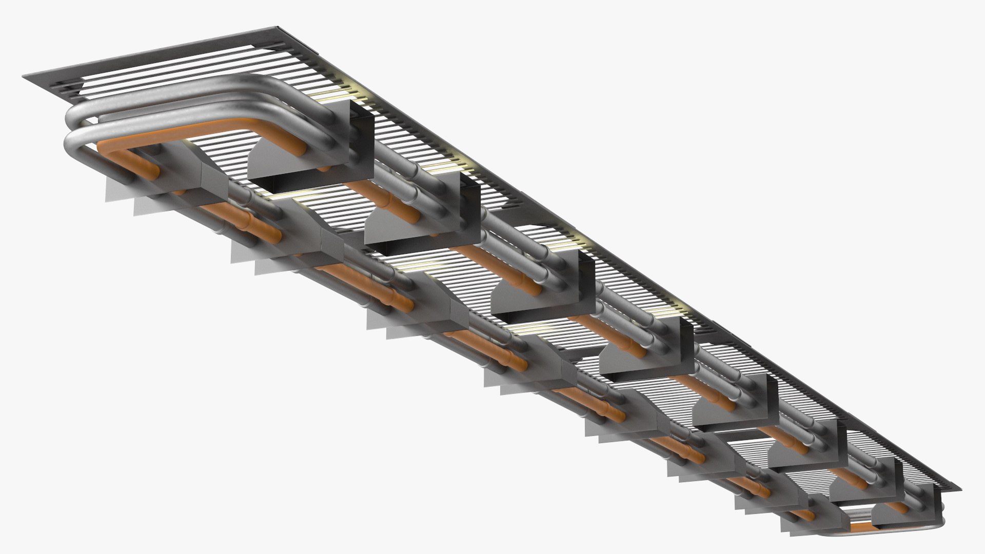 Industrial Steel Grating Walkway 3D - TurboSquid 2206324