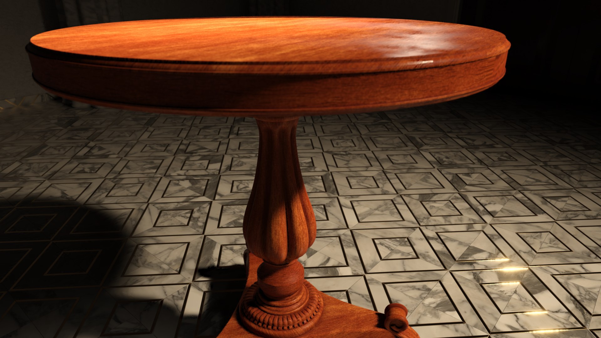 3D Classical Coffee Table A - TurboSquid 2032543