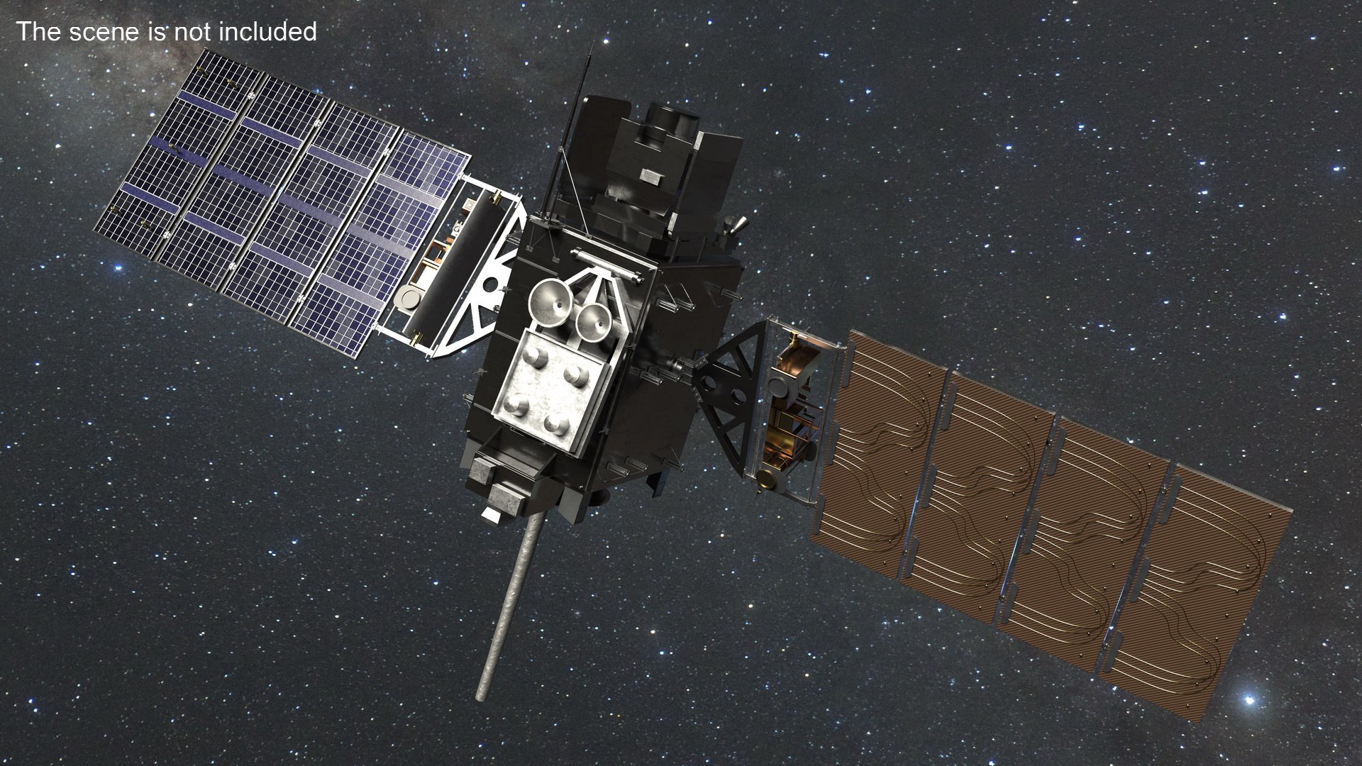 3D GOES-R Satellite Double Panel Model - TurboSquid 2412614