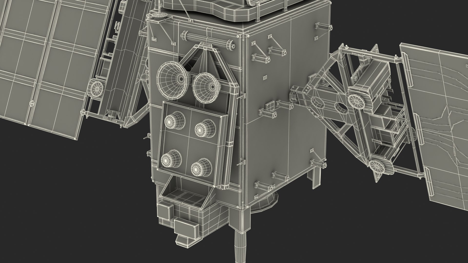 3D GOES-R Satellite Double Panel Model - TurboSquid 2412614