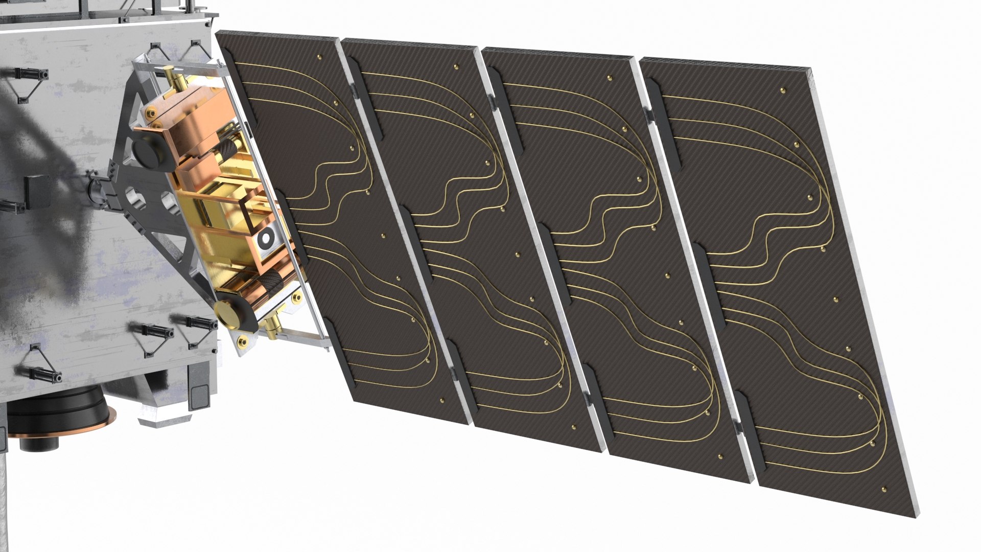 3D GOES-R Satellite Double Panel Model - TurboSquid 2412614