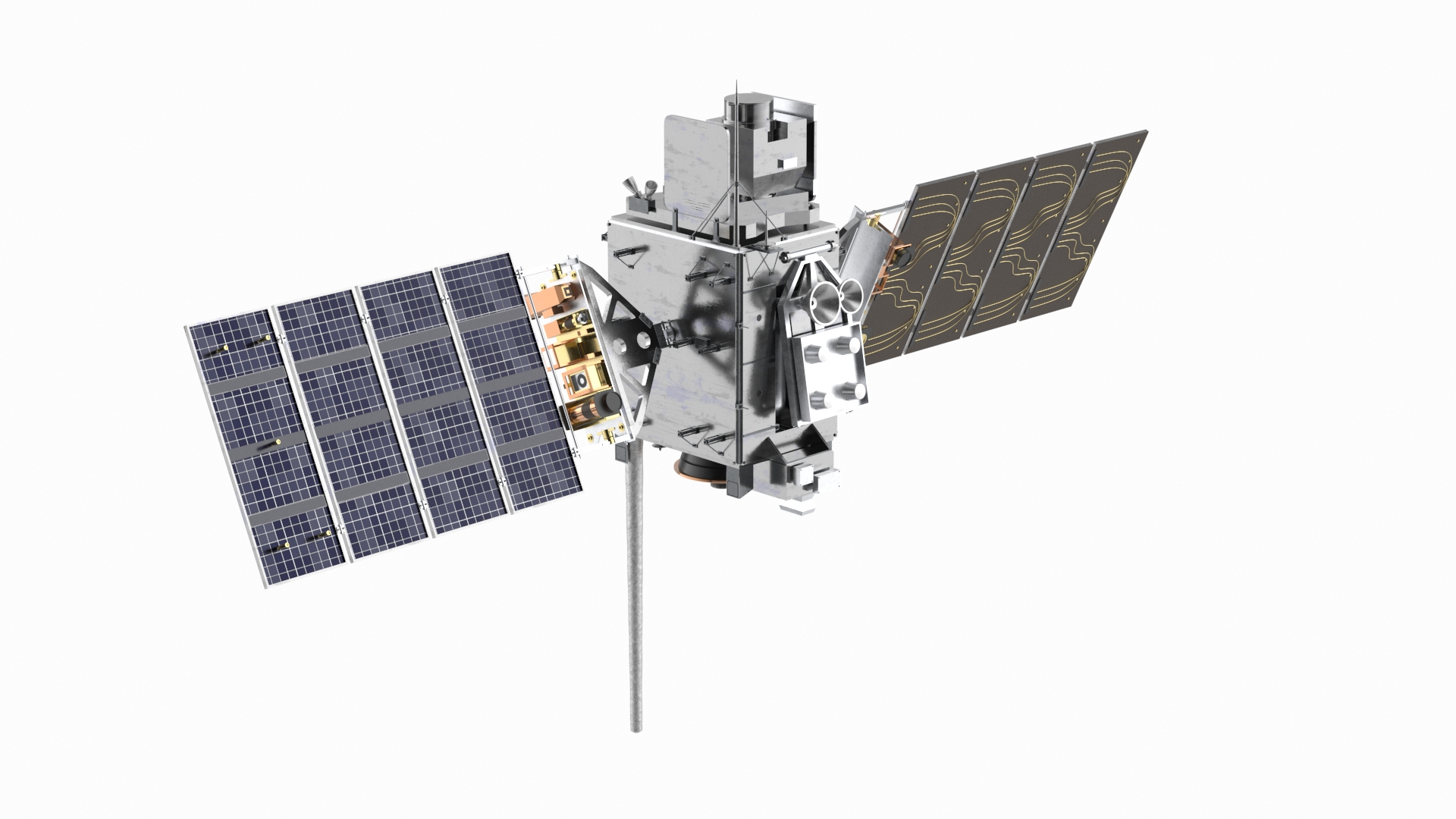 3D GOES-R Satellite Double Panel Model - TurboSquid 2412614