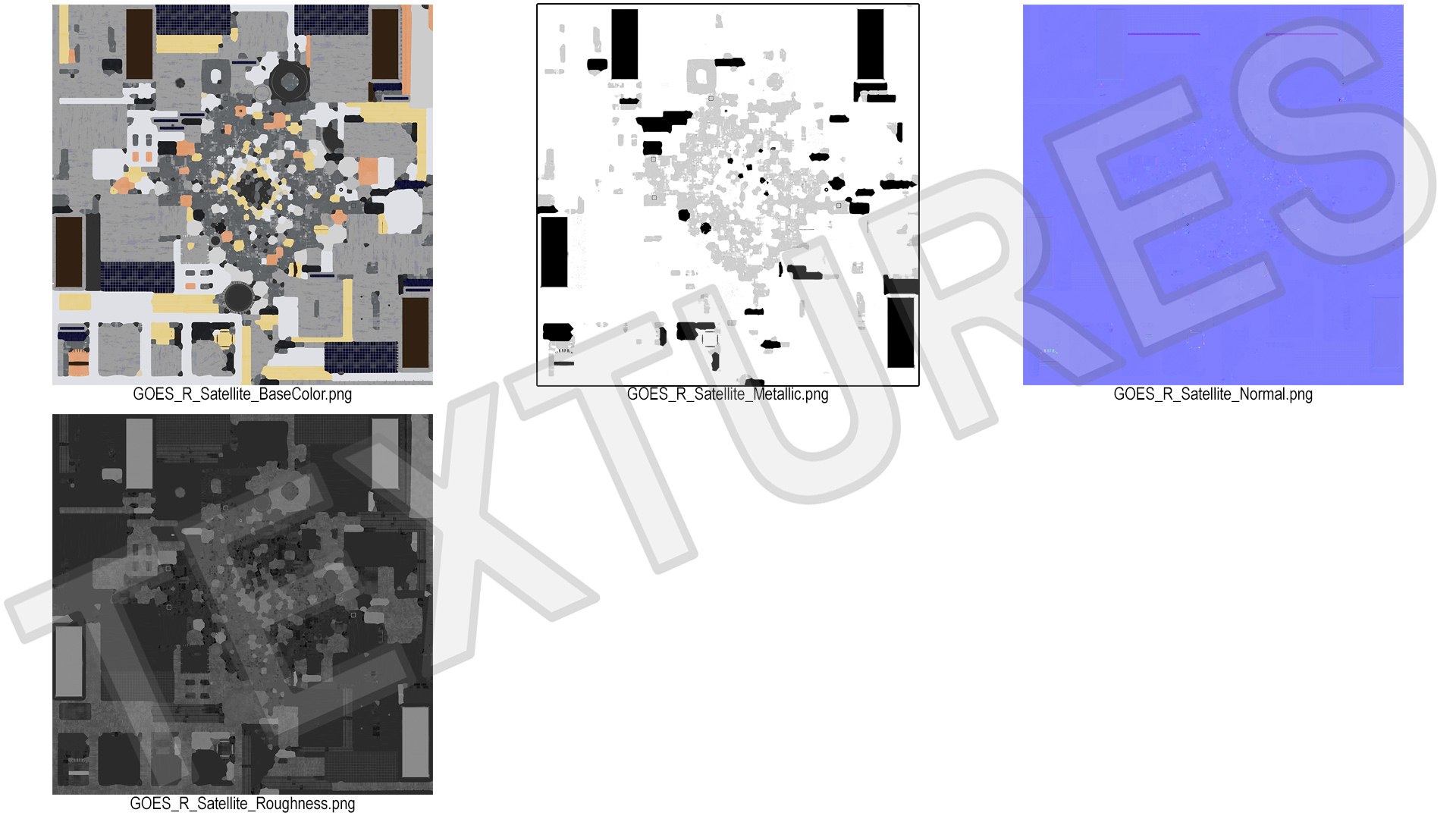 3D GOES-R Satellite Double Panel Model - TurboSquid 2412614
