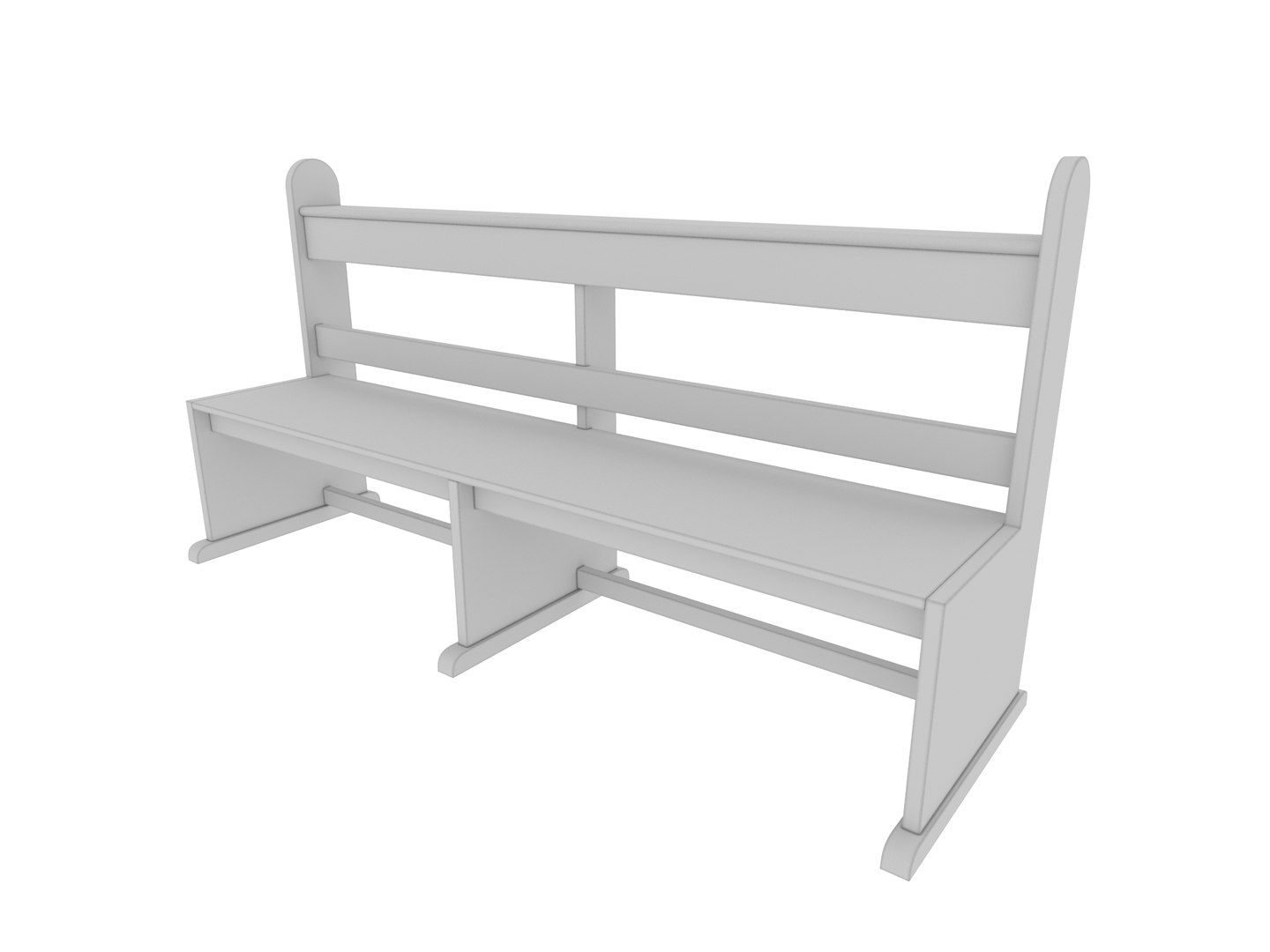 BENCH CHURCH 3D Model - TurboSquid 1866743