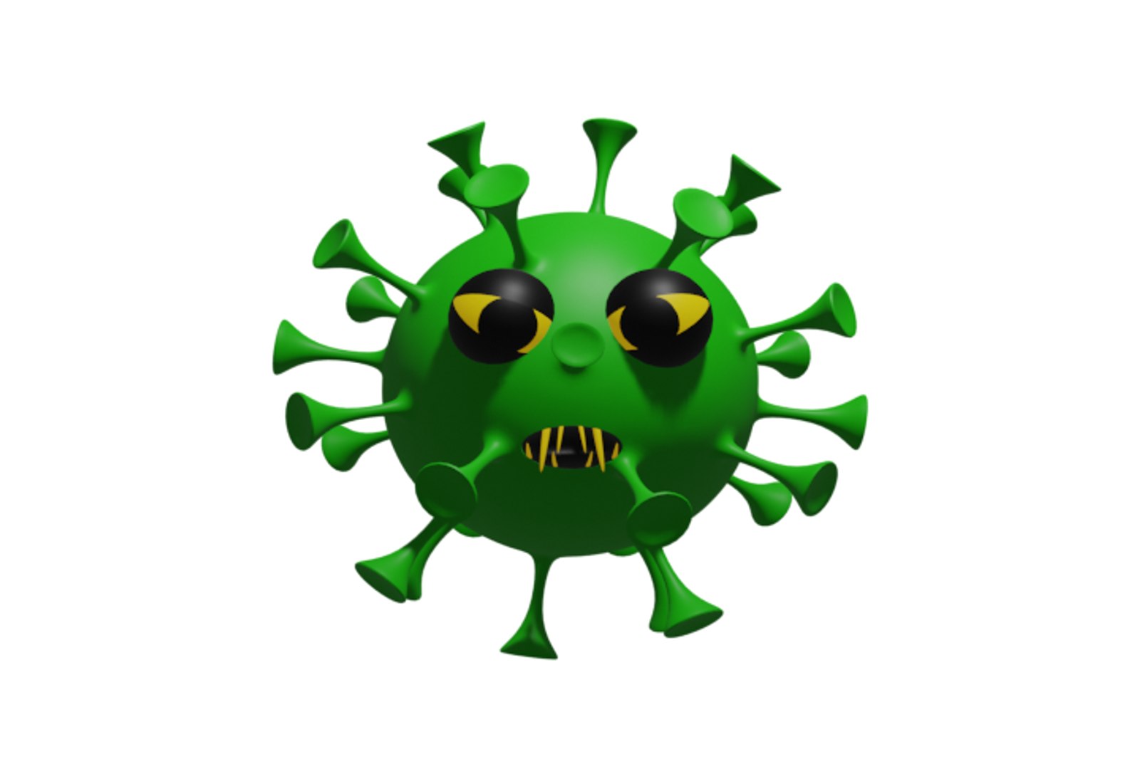 Covid-19 Anime 3D - TurboSquid 1537370