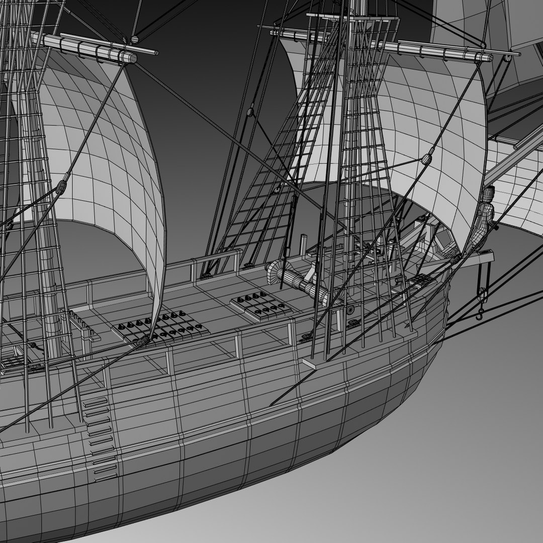 Hms Bounty 3d Model