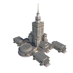 3d high-rise building modelled
