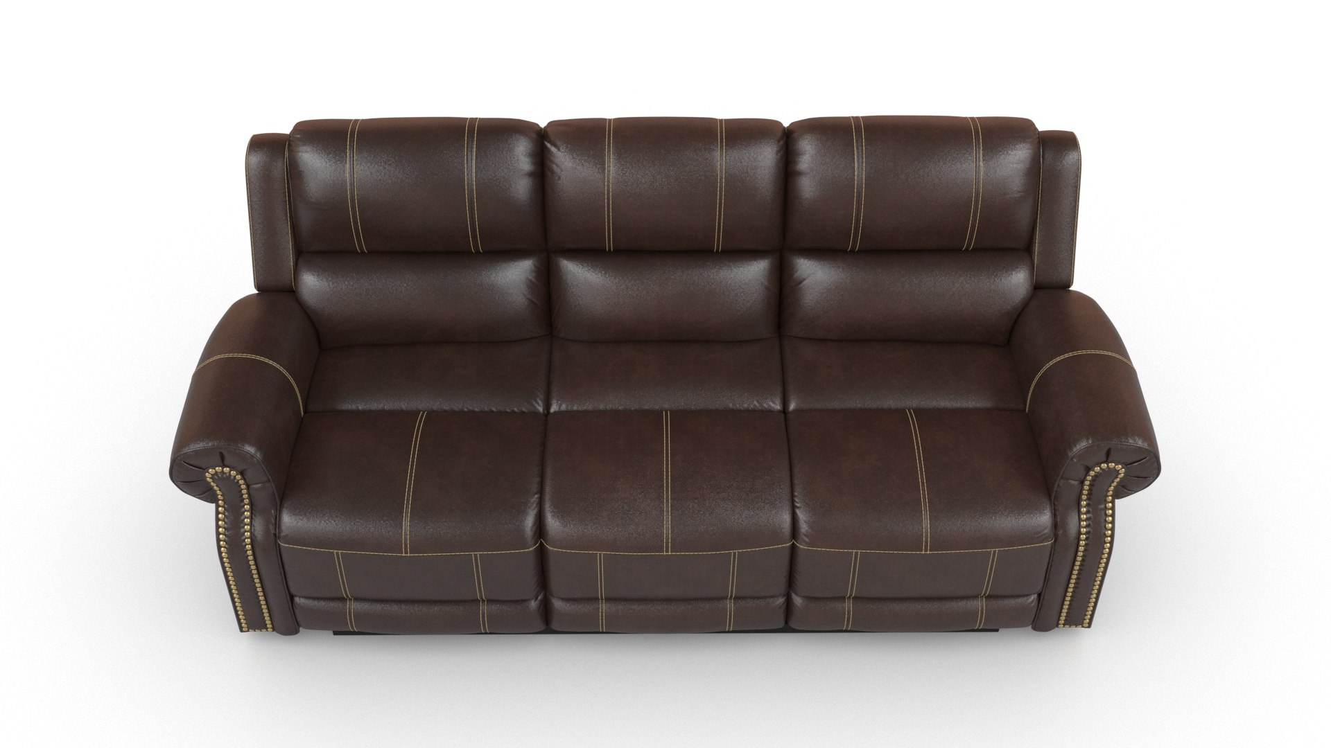 3D Model Reclining Sofa - TurboSquid 2131519