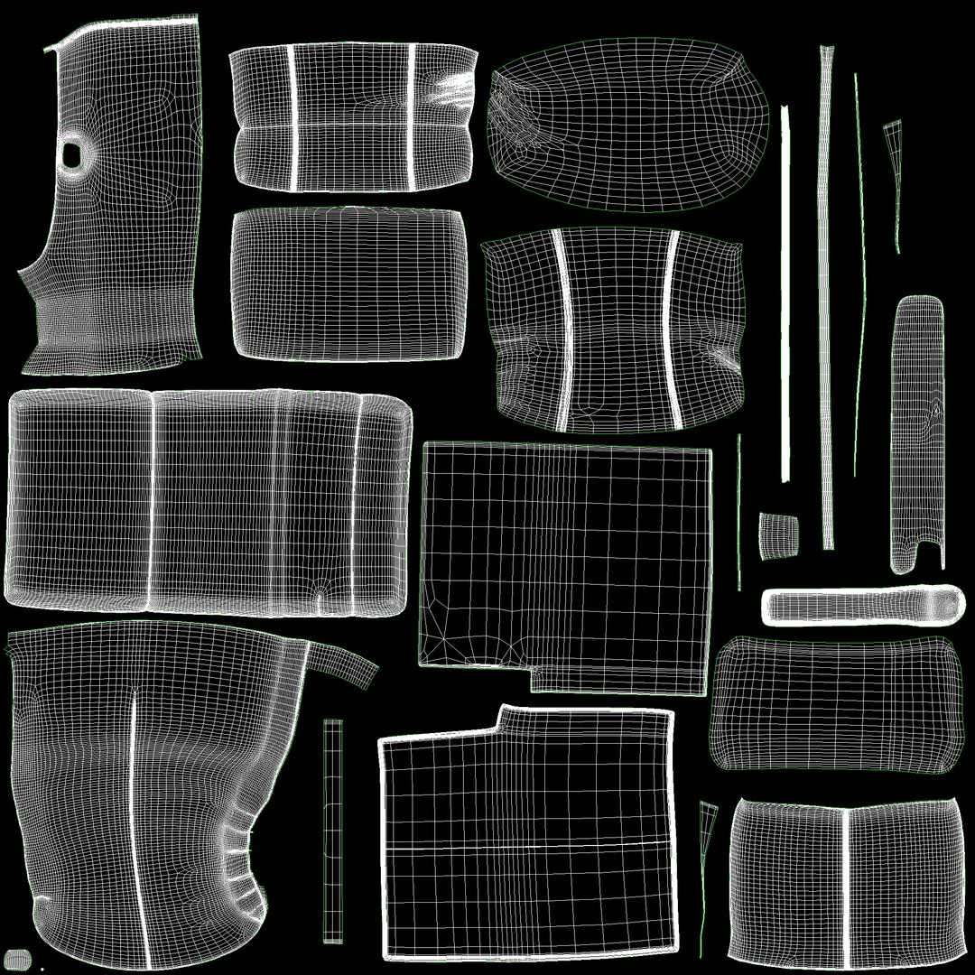 3D Model Reclining Sofa - TurboSquid 2131519