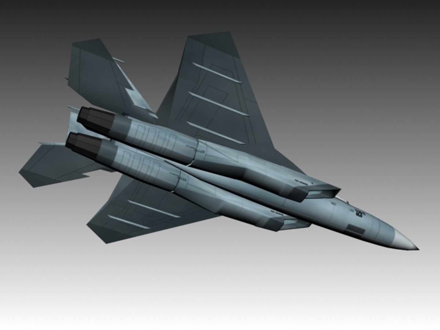 3d f-15 eagle model
