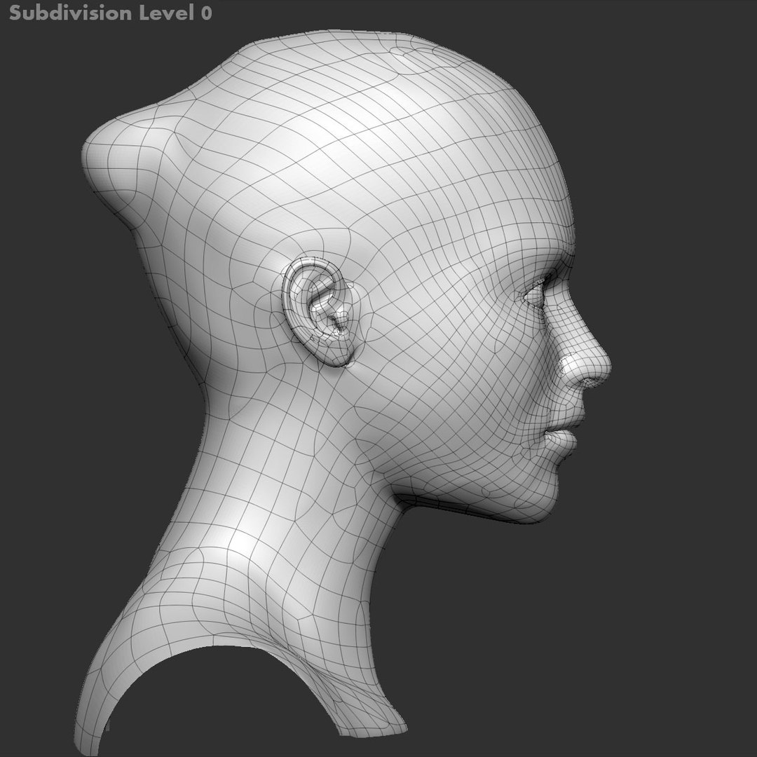Female Head Obj