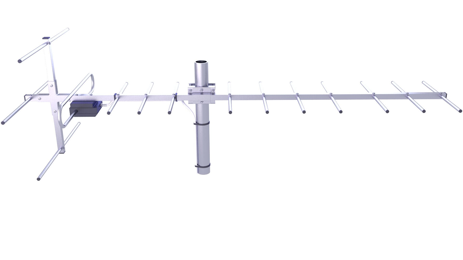 VHF UHF HDTV TV Antenna 42 3D - TurboSquid 2257403
