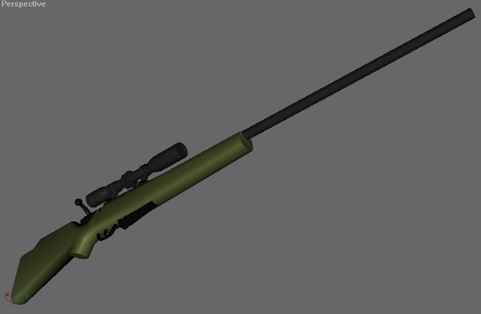Free M105 Rifle Anti-materiel 3d Model