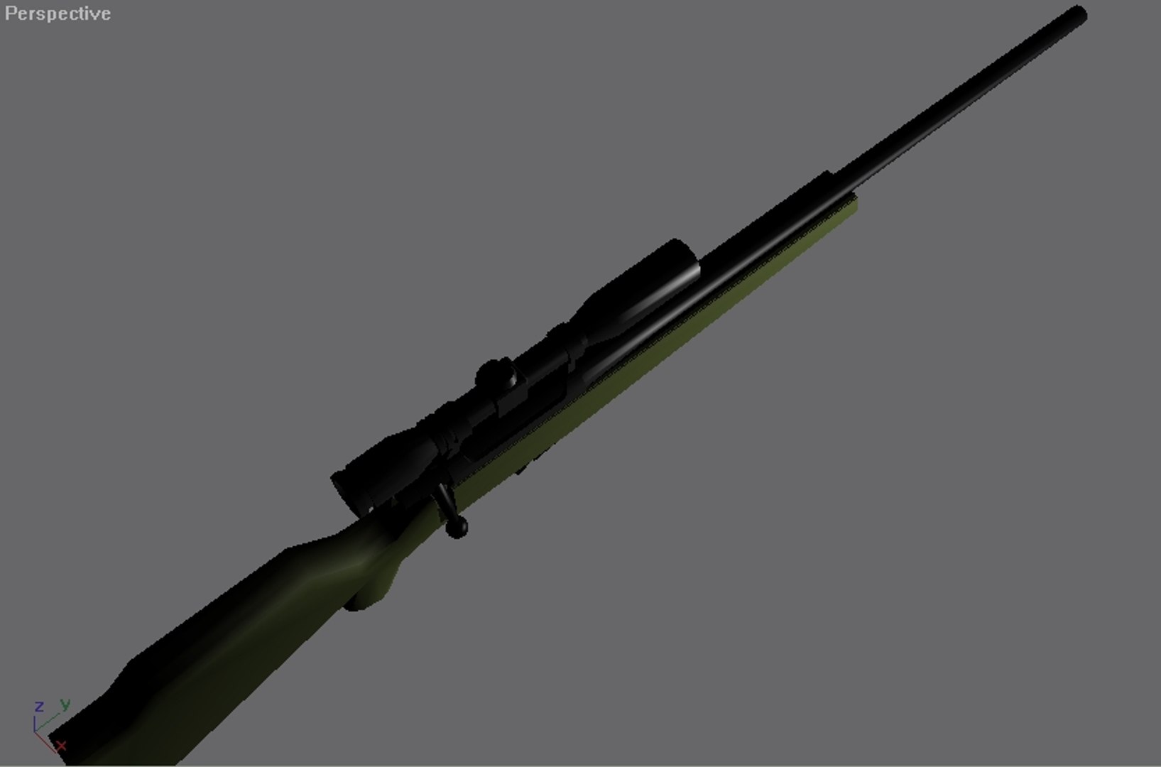 Free M105 Rifle Anti-materiel 3d Model