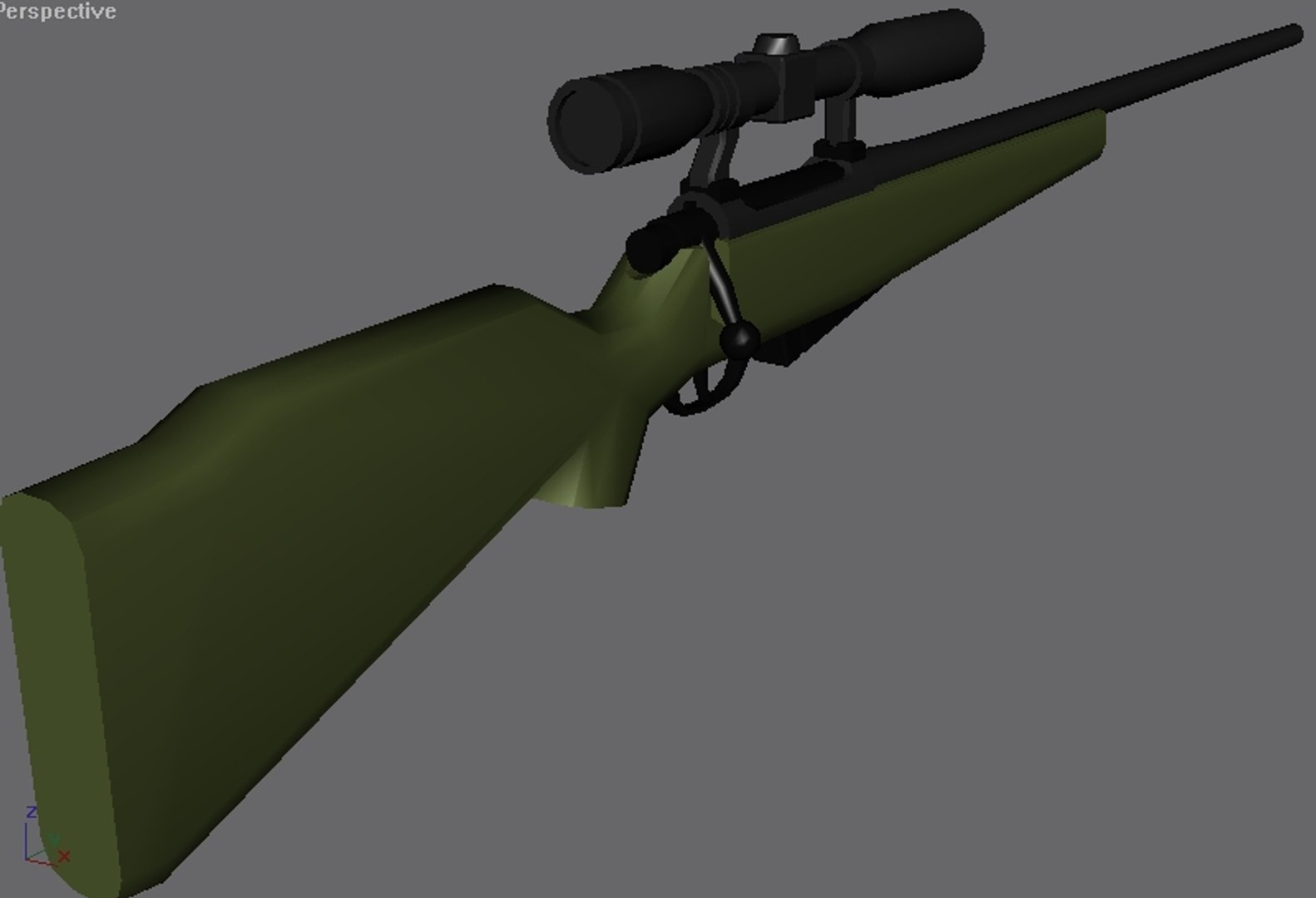 Free M105 Rifle Anti-materiel 3d Model