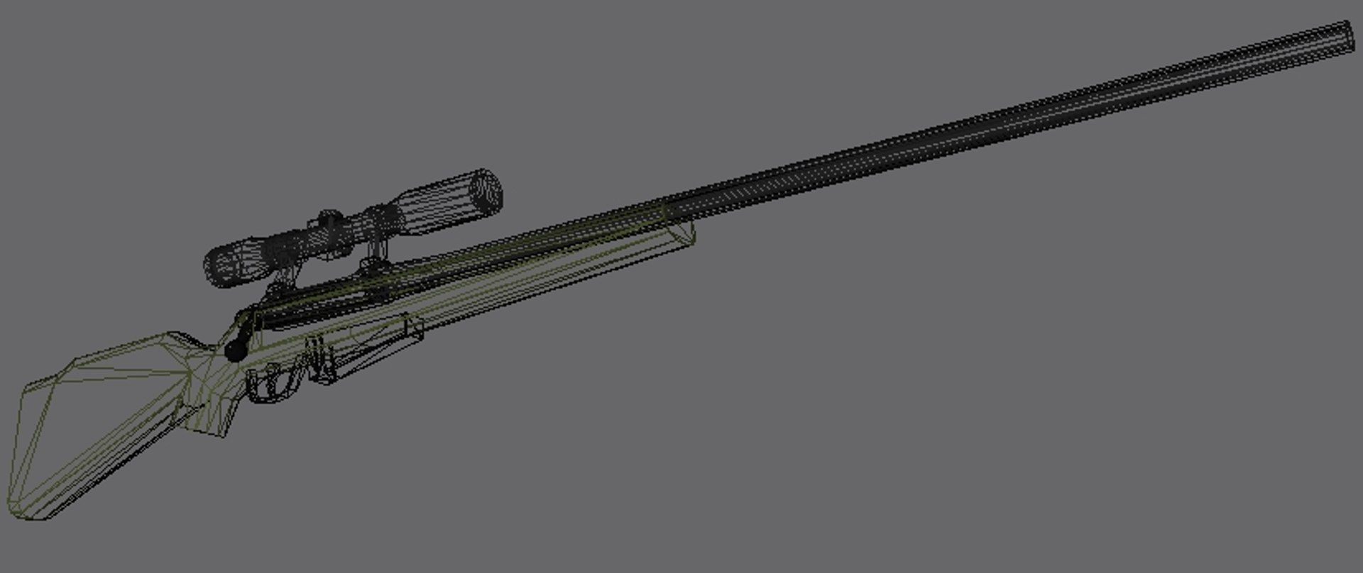 Free M105 Rifle Anti-materiel 3d Model
