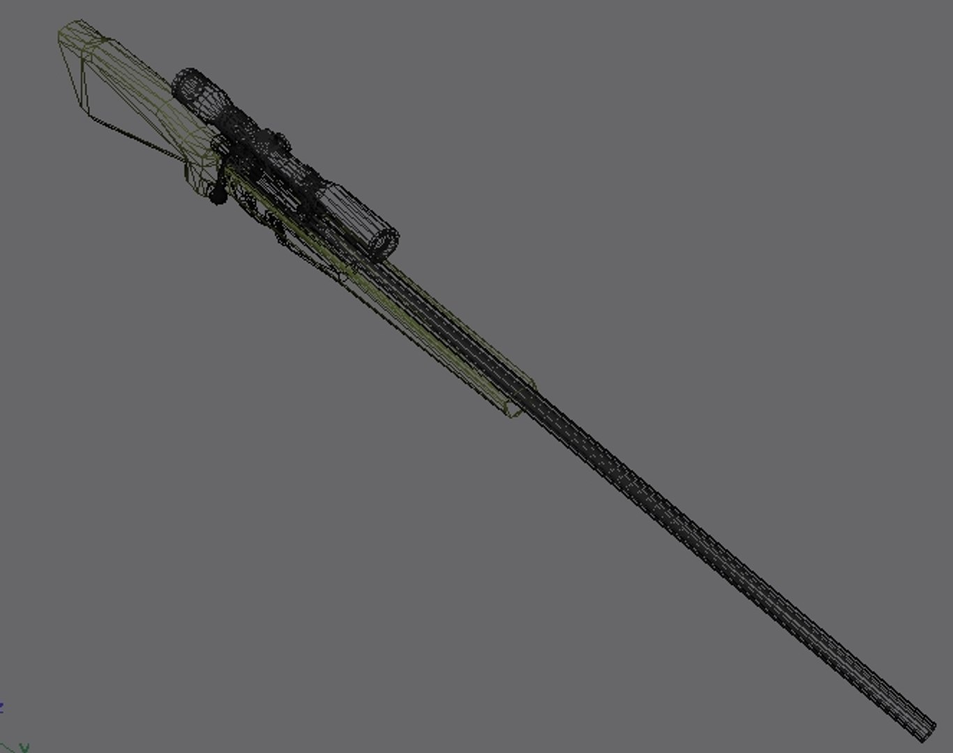 Free M105 Rifle Anti-materiel 3d Model