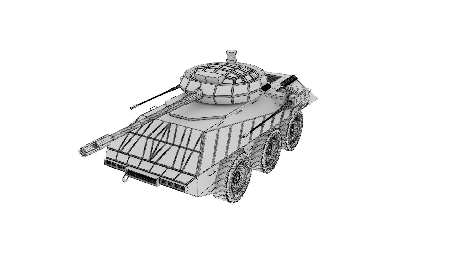 Light Tank 3D Model - TurboSquid 1870355