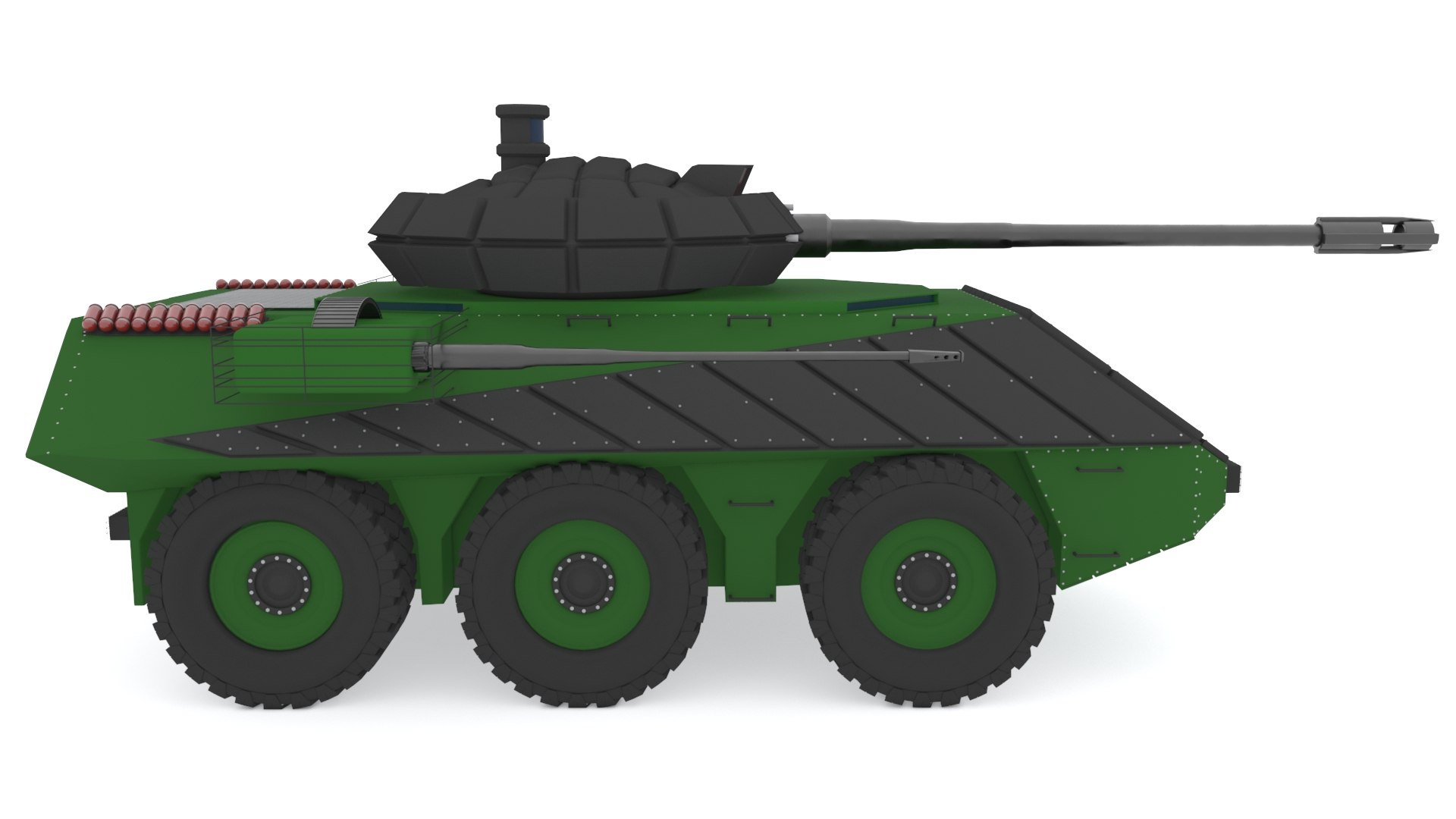 Light Tank 3D Model - TurboSquid 1870355