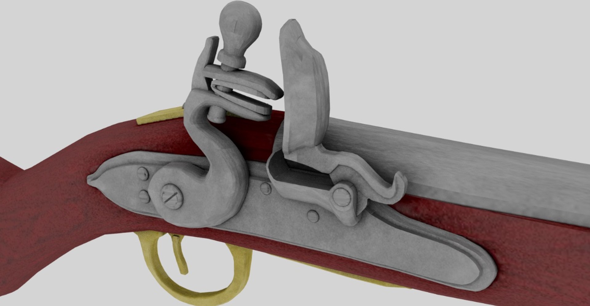 3D Blunderbuss Basic - TurboSquid 1212123