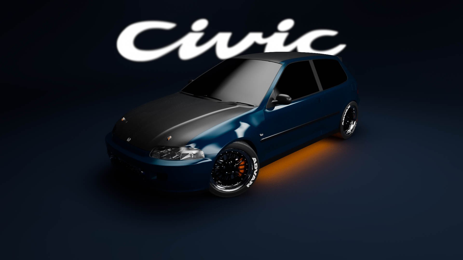 Honda Civic VTi 3-Door3D模型 - TurboSquid 1979459