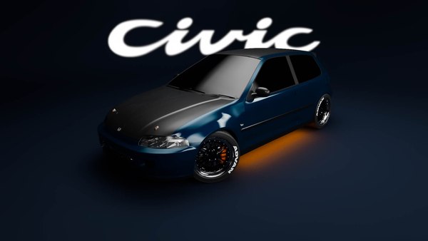 Honda Civic VTi 3-Door Modelo 3D - TurboSquid 1979459