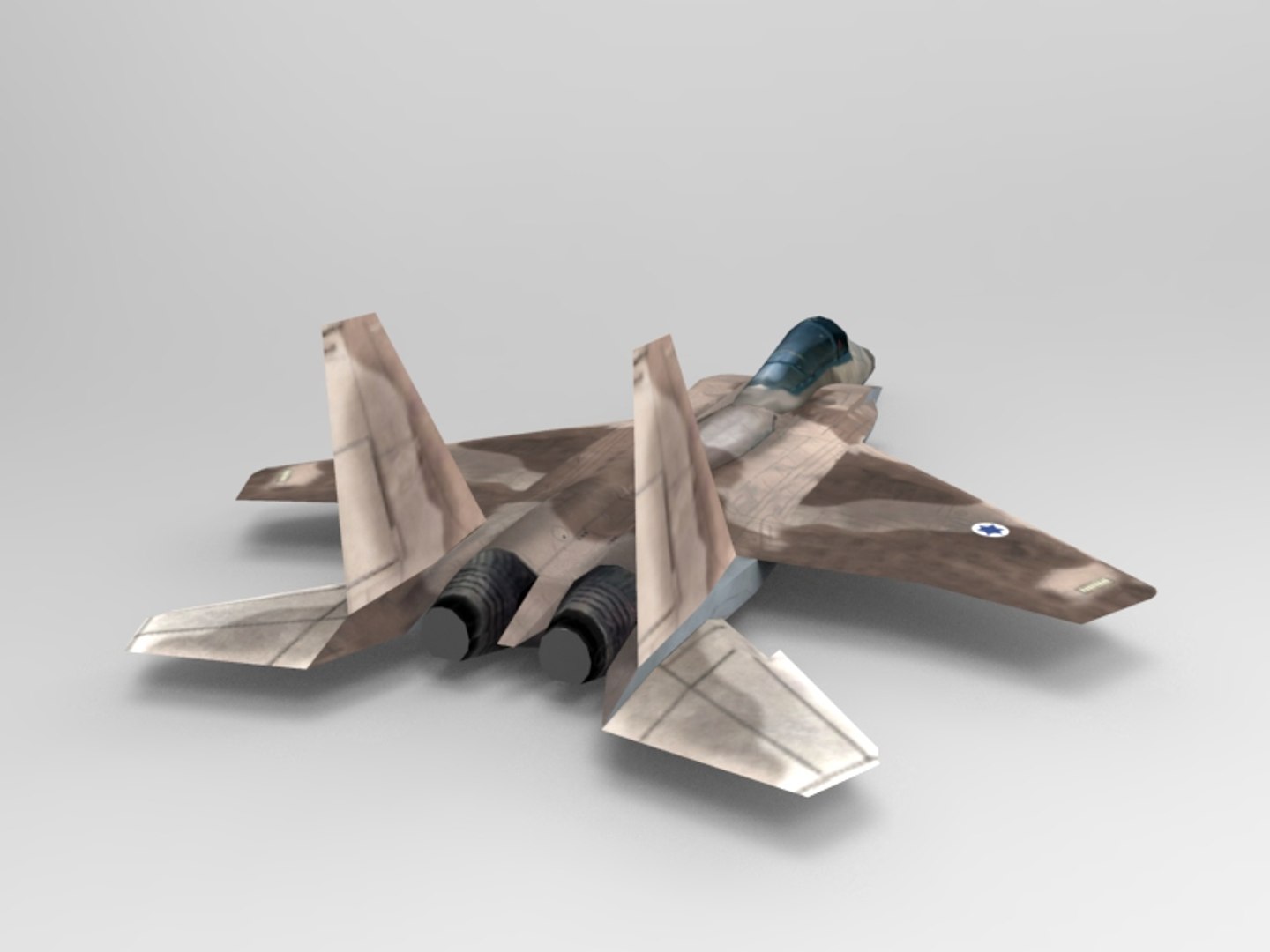 3d Model Army-jet