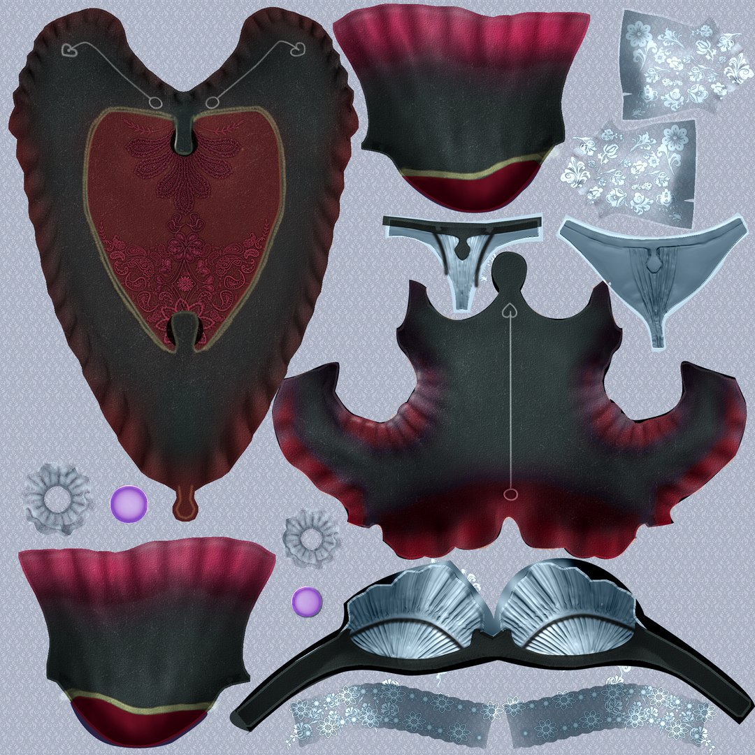 3D Cosplay Shell Outfit Model - TurboSquid 1728445