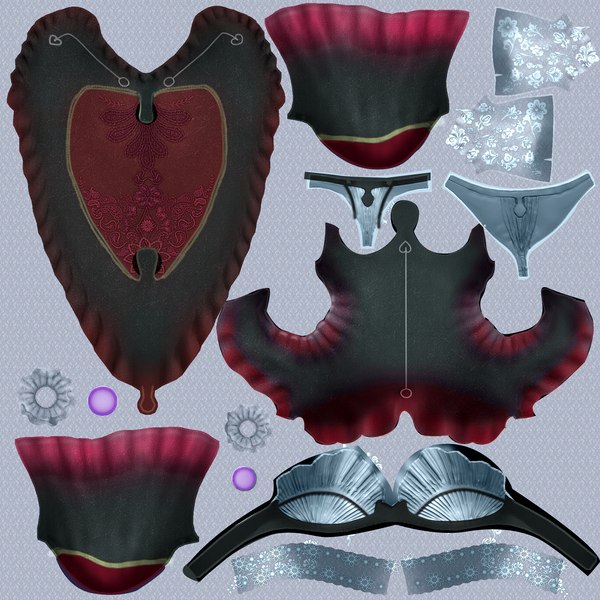 3D Cosplay Shell Outfit model - TurboSquid 1728445