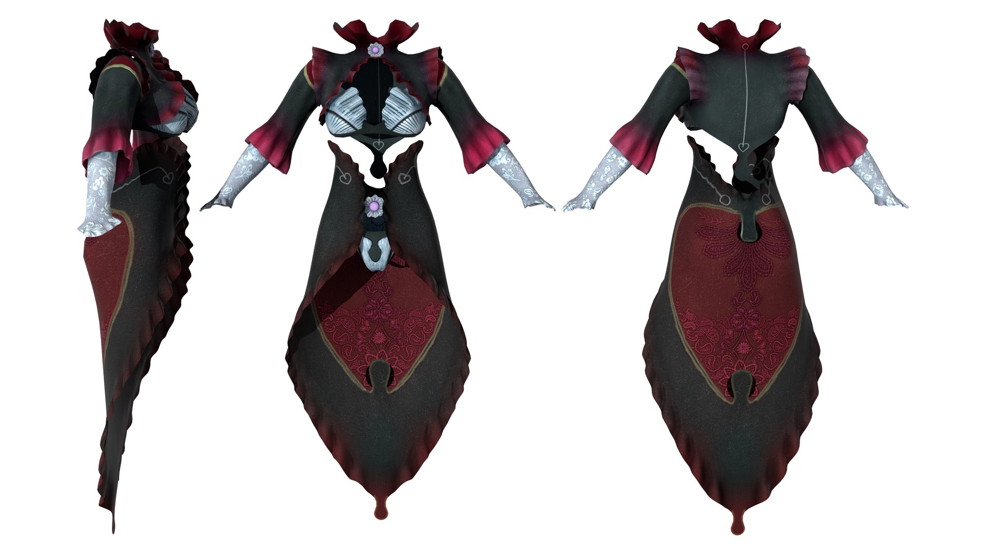3D Cosplay Shell Outfit Model - TurboSquid 1728445