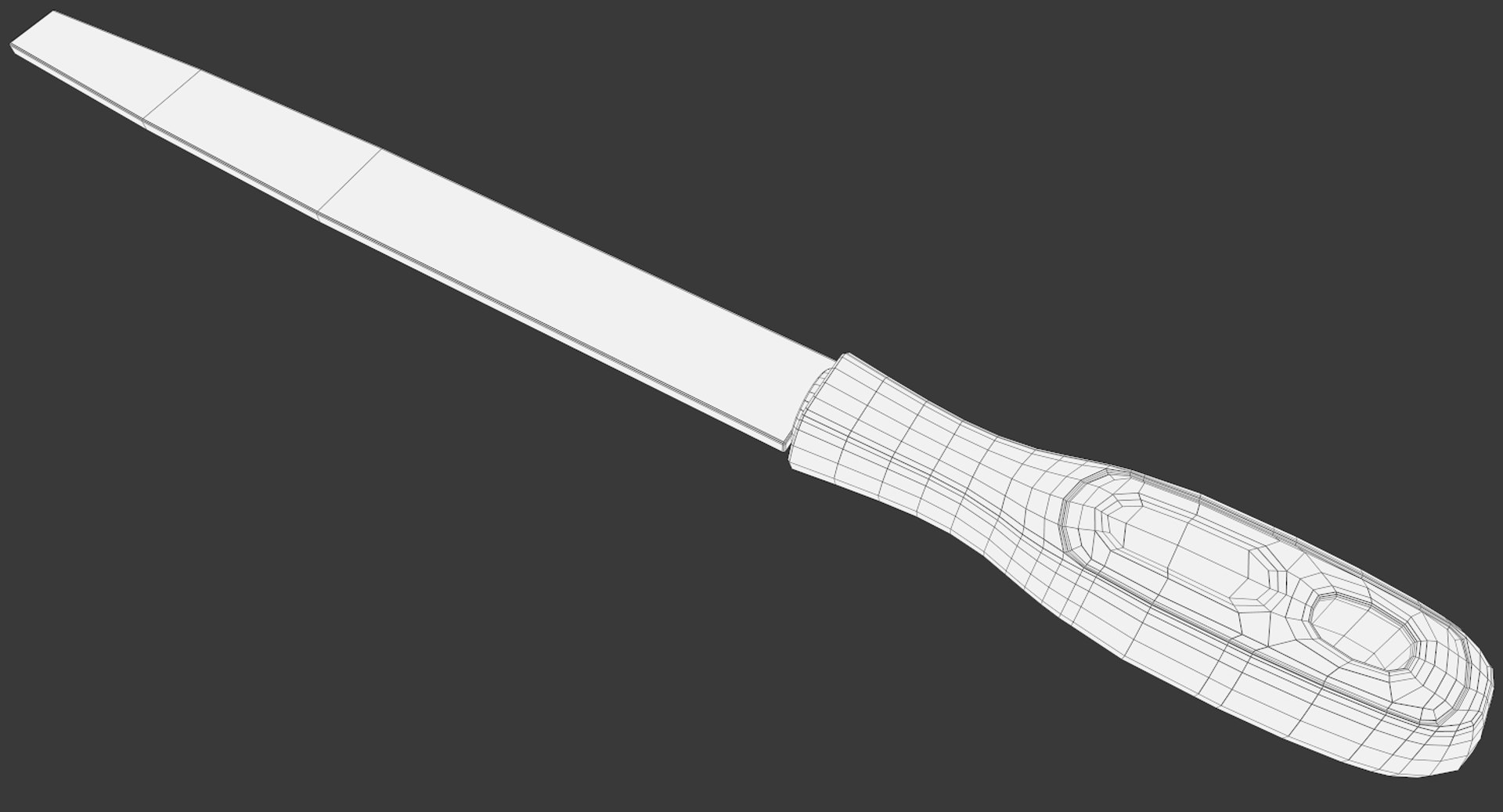 3D Model Flat File Rasp Tool - TurboSquid 1398515