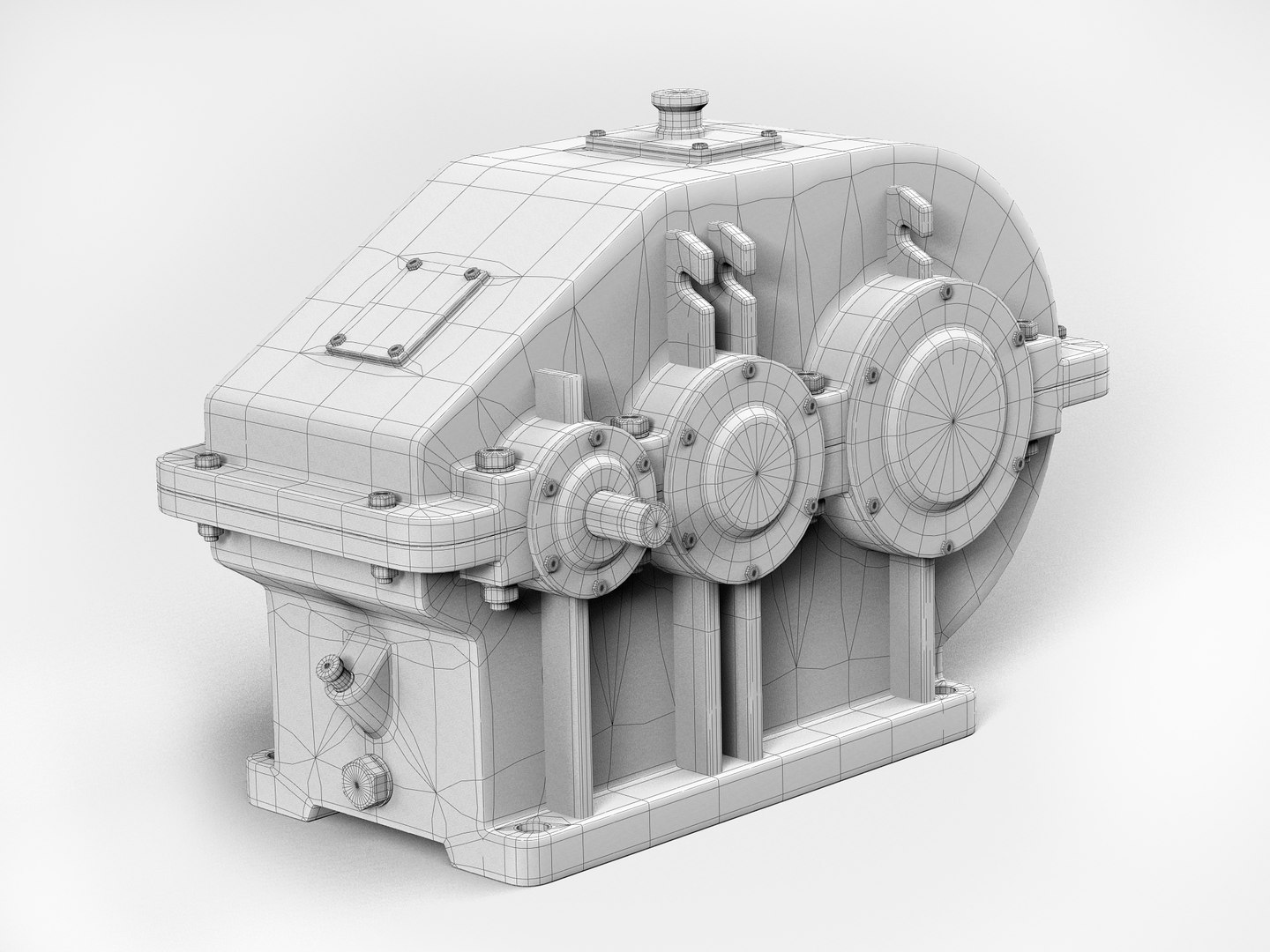 3D Industrial Gearbox V3 Model - TurboSquid 2303602