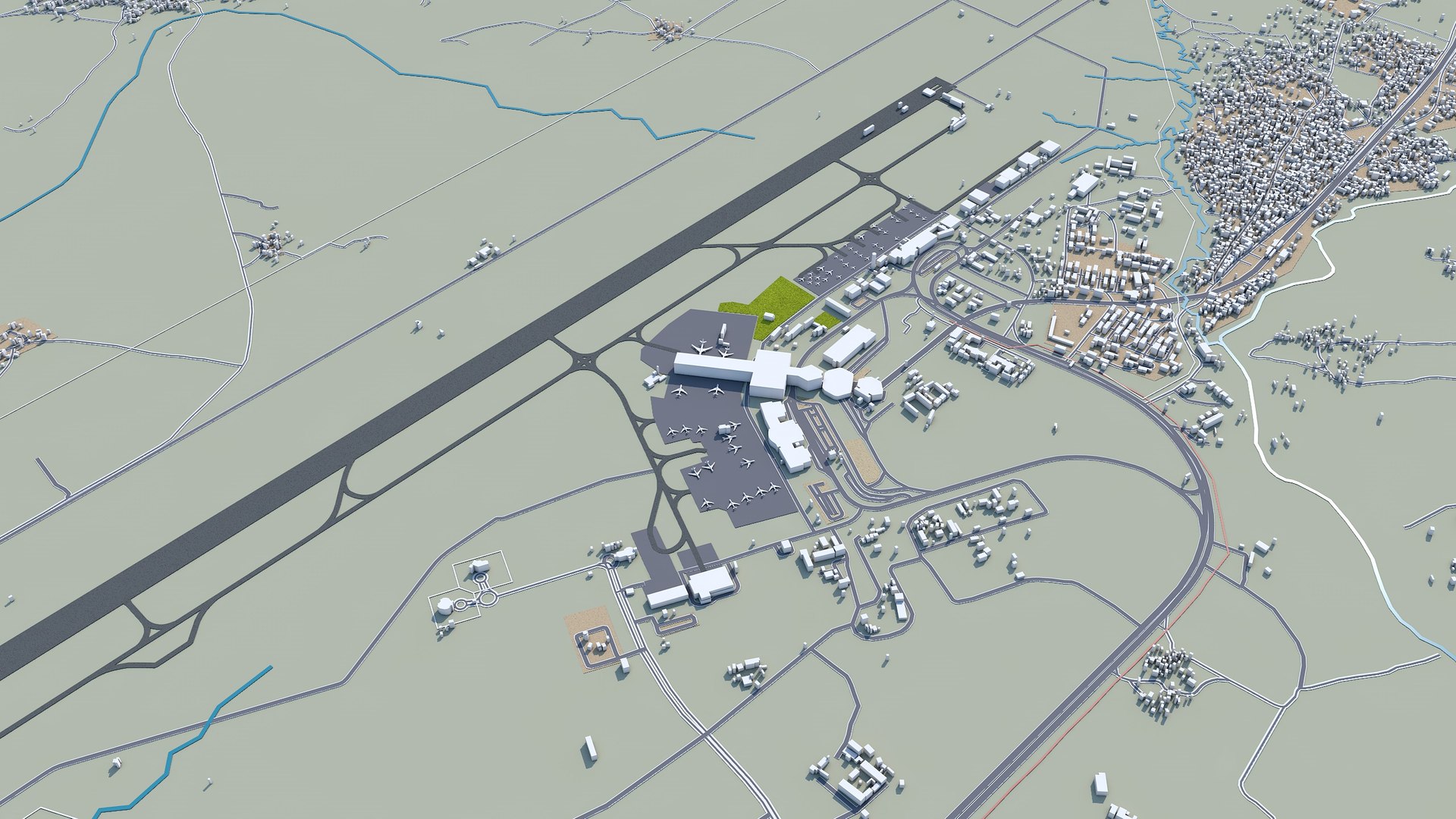 Abuja Nigeria 3D model - TurboSquid 2041960