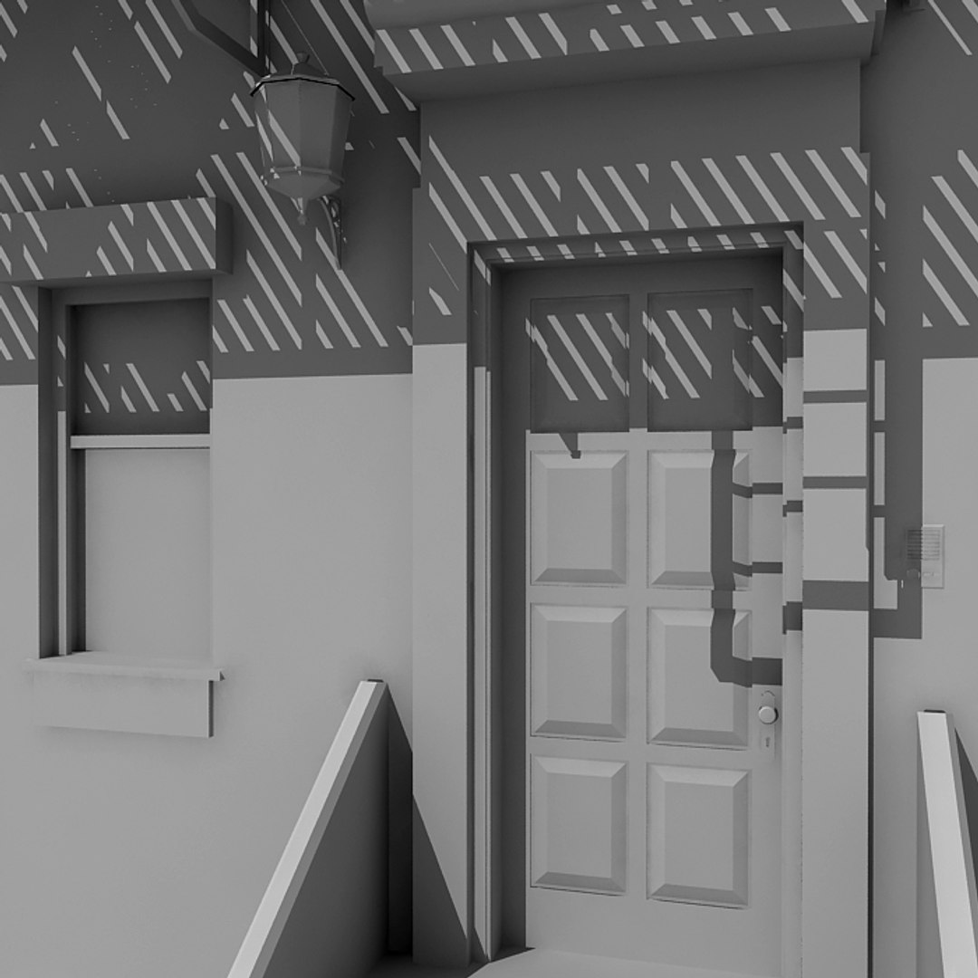 downtown building 3d model