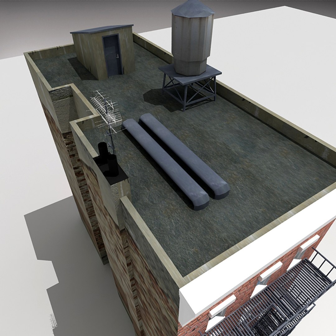 downtown building 3d model