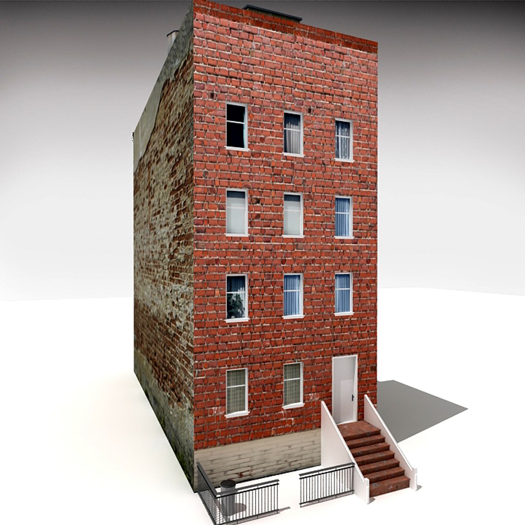 downtown building 3d model