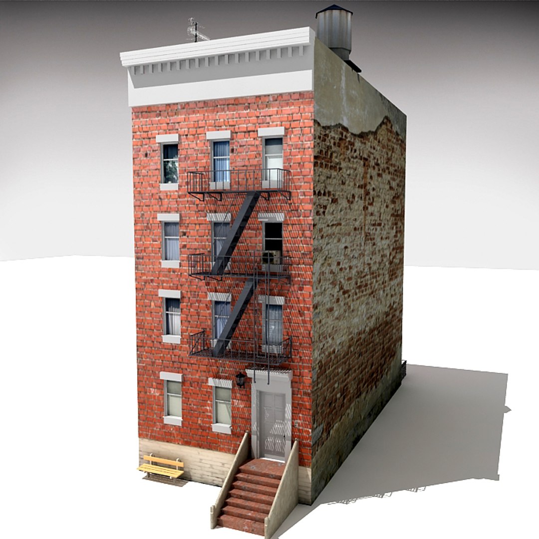 downtown building 3d model