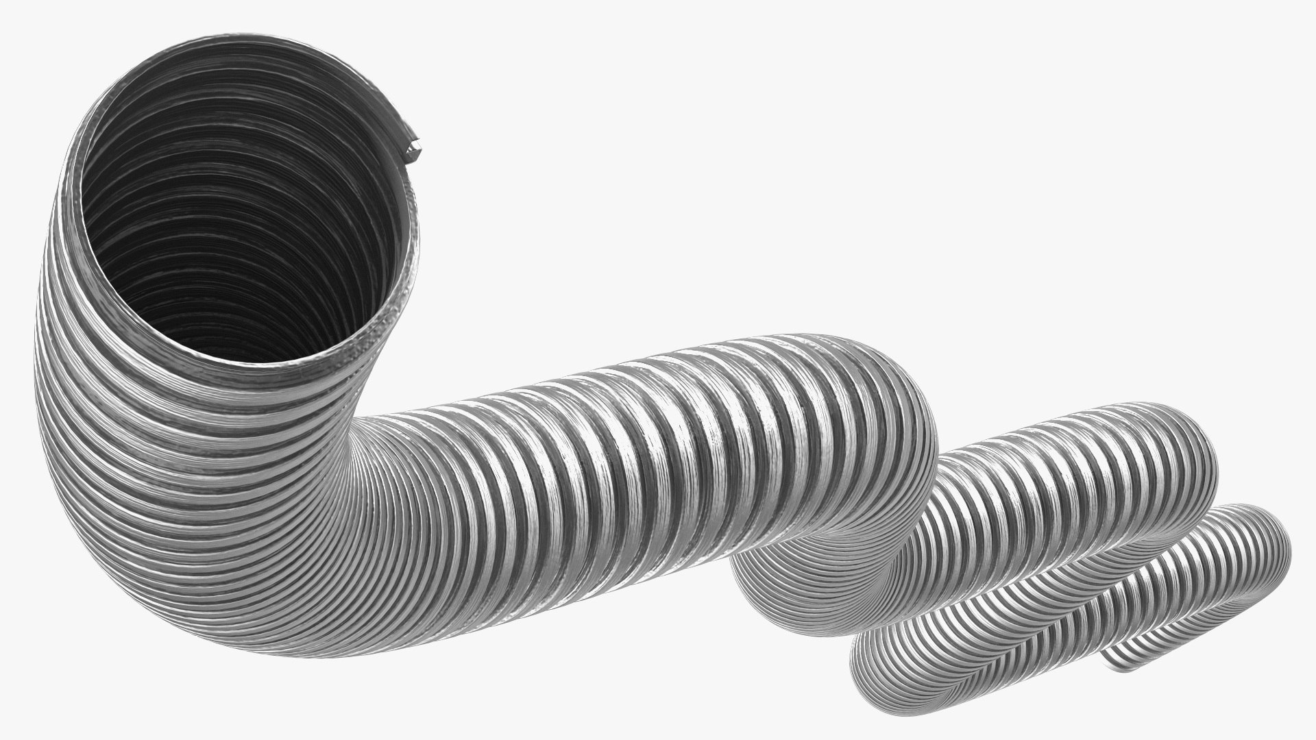 Galvanized Steel Flexible Conduit 3D model - TurboSquid 2134665