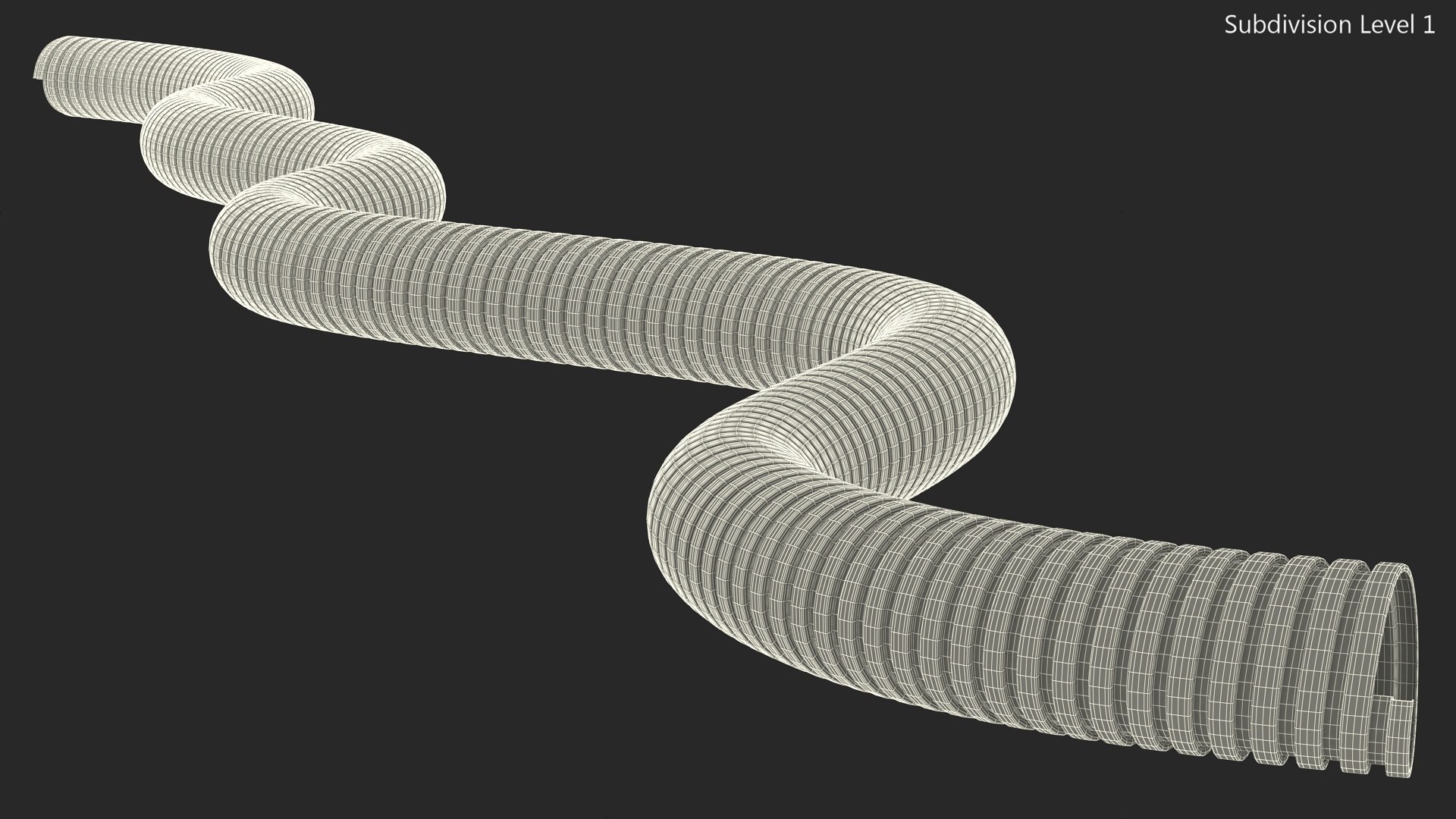 Galvanized Steel Flexible Conduit 3D model - TurboSquid 2134665
