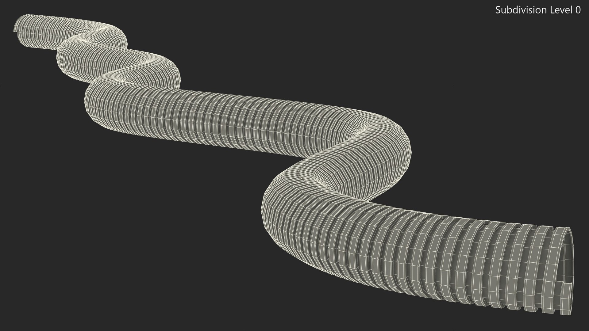Galvanized Steel Flexible Conduit 3D model - TurboSquid 2134665