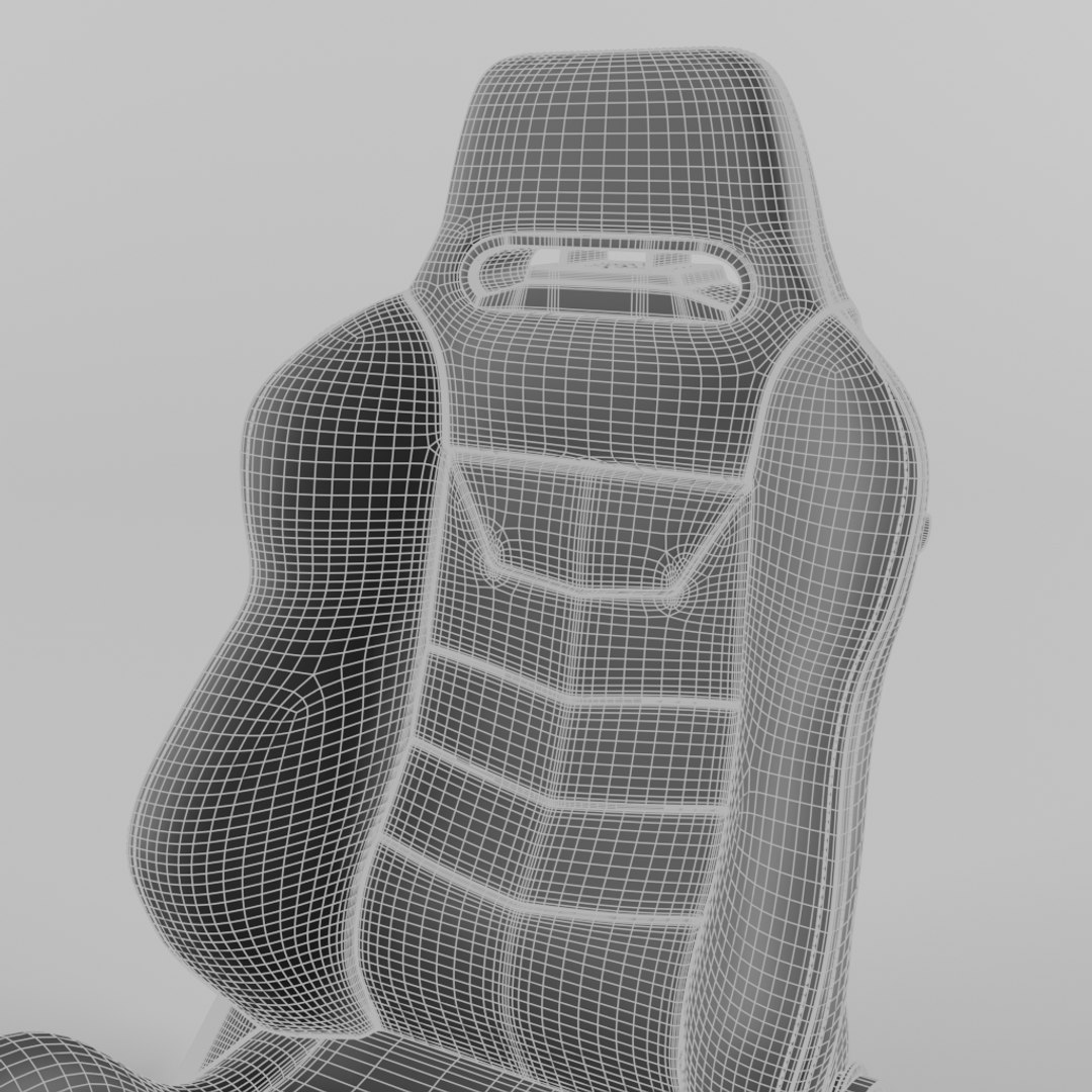 3D RECARO Speed V Yellow Seat Model - TurboSquid 1772797