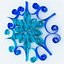 3d model quilling snowflakes grid 01