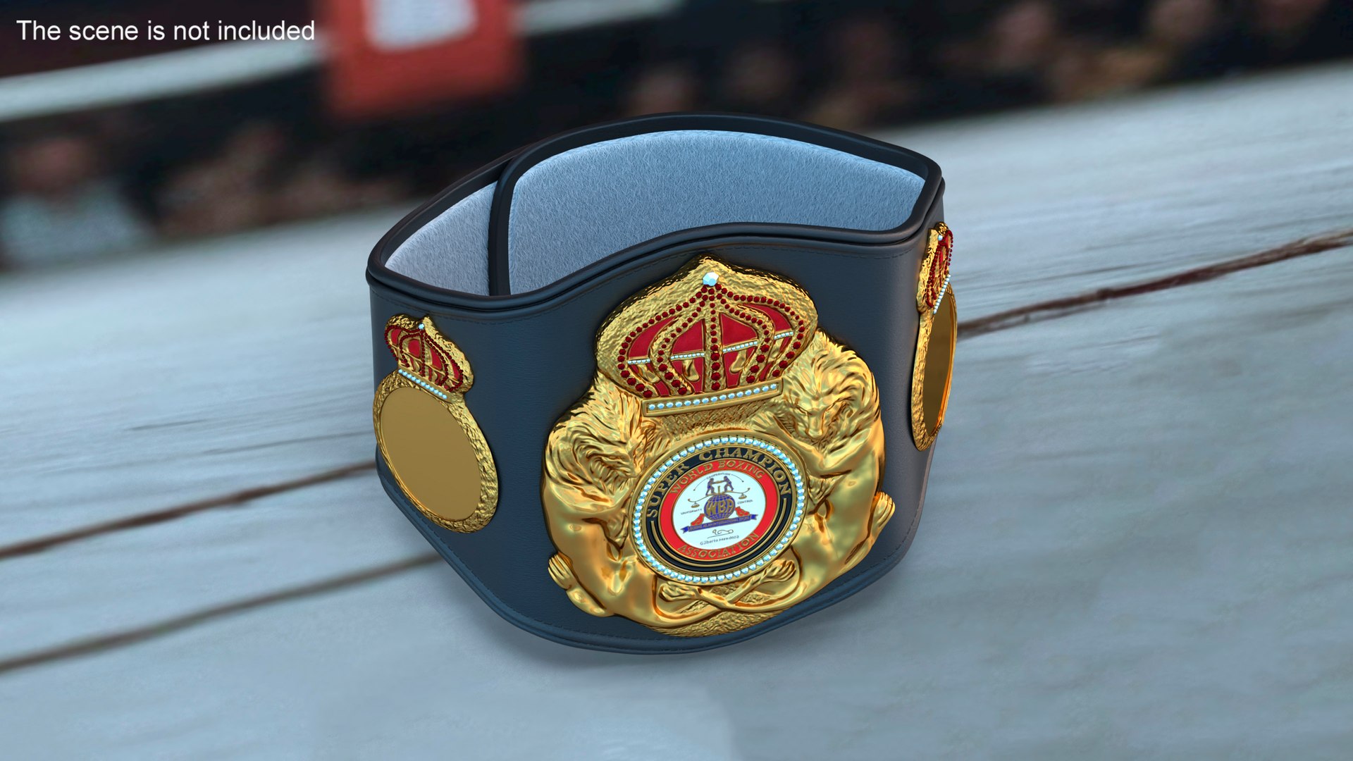 WBA Belt For Champions Fur 3D - TurboSquid 2219326