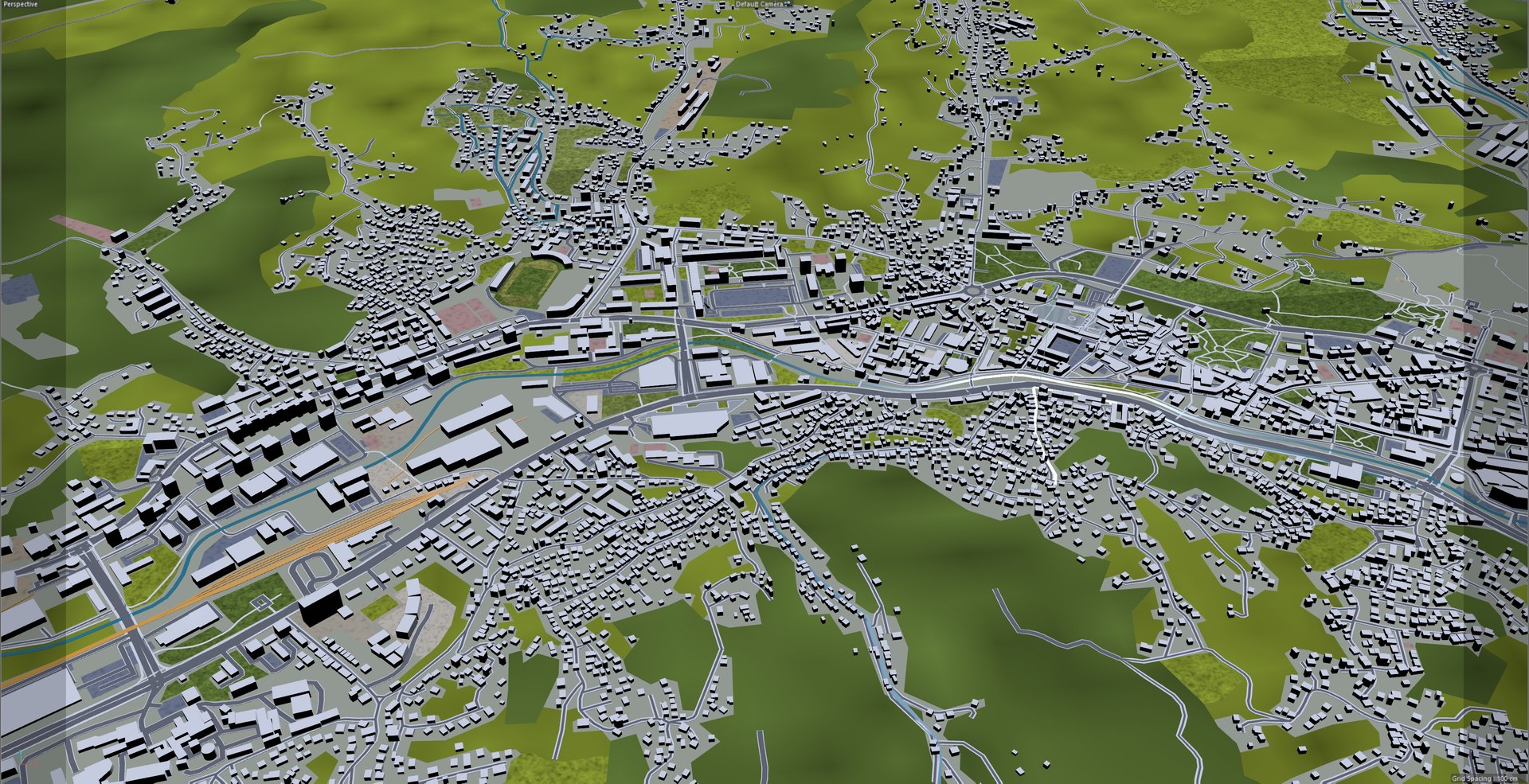 City area building 3D - TurboSquid 1669366