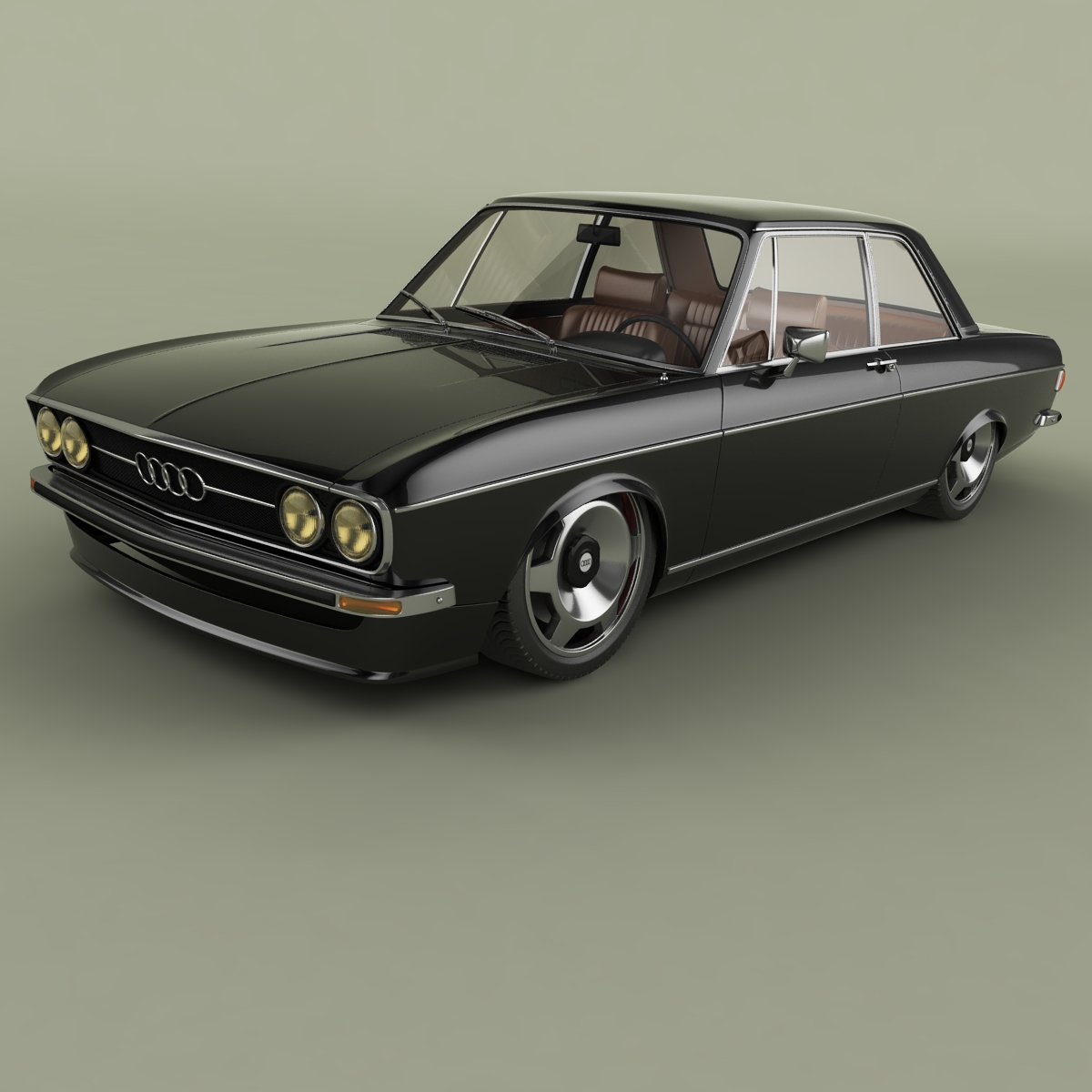 Audi 100 C1 1973 3D - TurboSquid 1752133