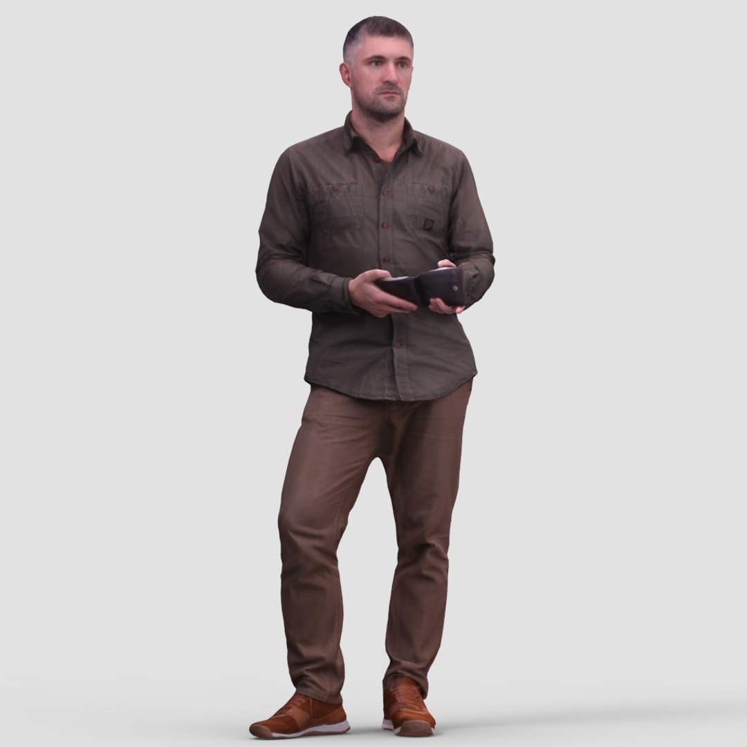 3d Model Realistic Casual Humans