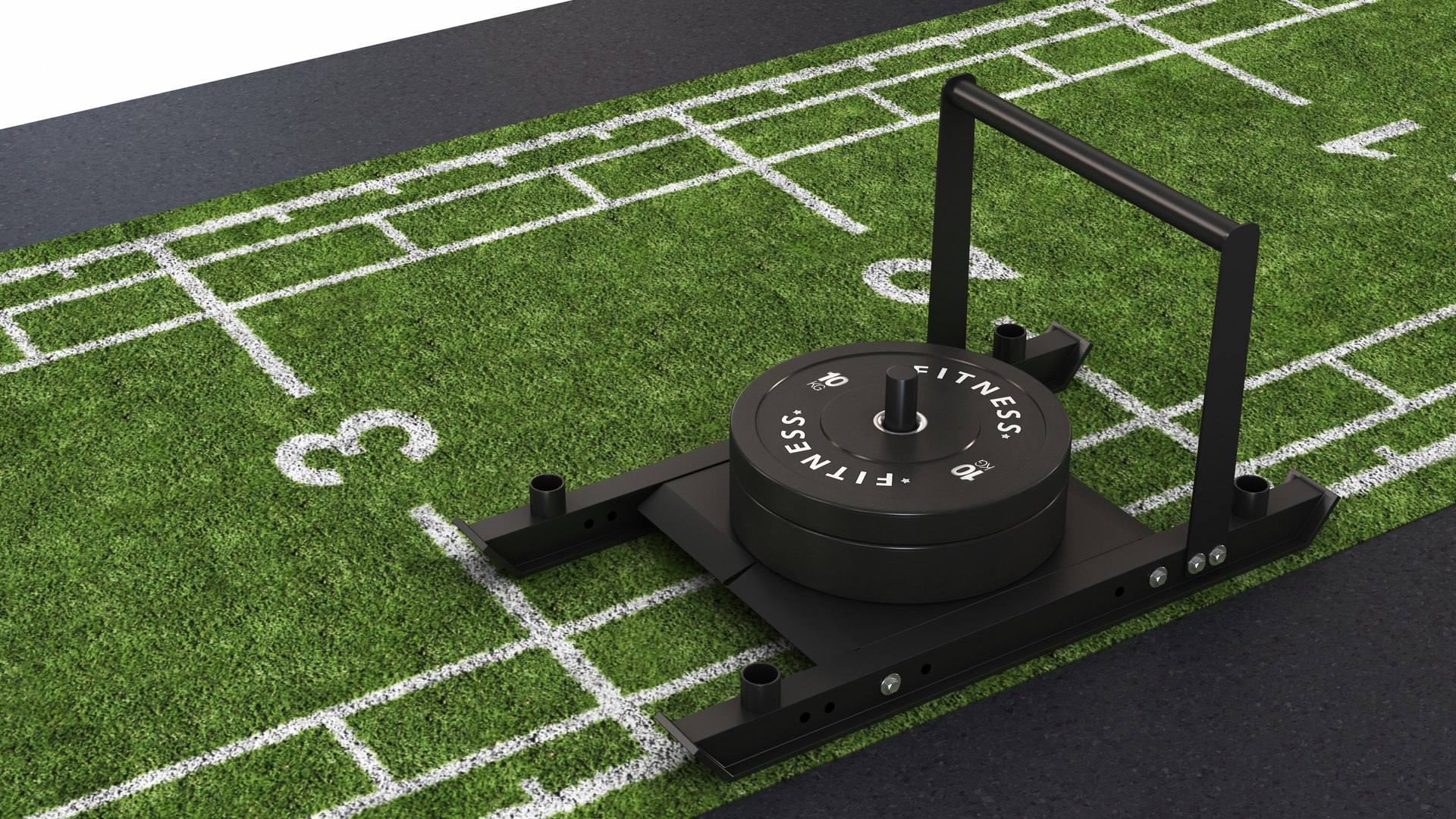 3D Crossfit Diagonal With Machines Model - TurboSquid 1856370