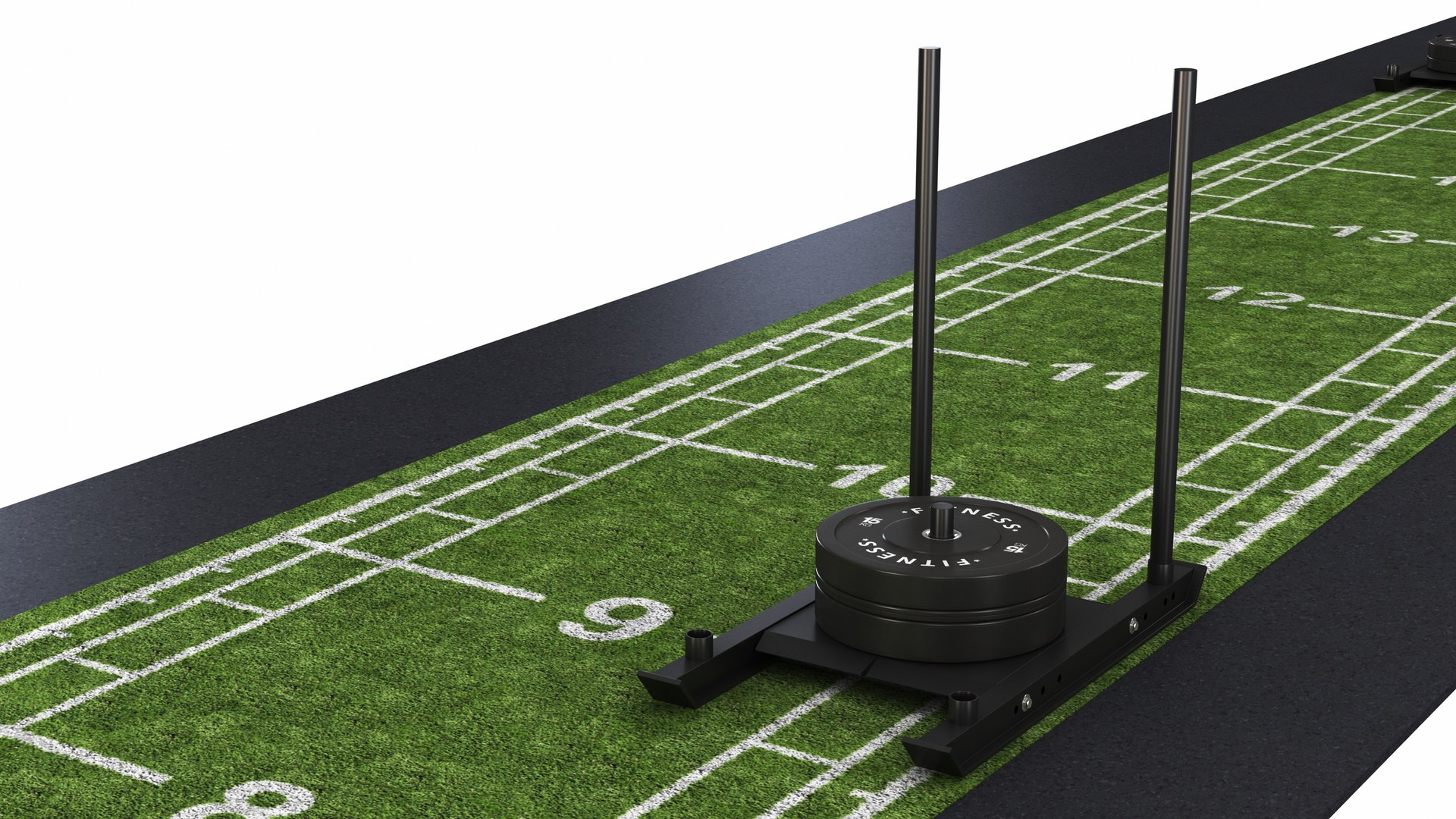 3D Crossfit Diagonal With Machines Model - TurboSquid 1856370