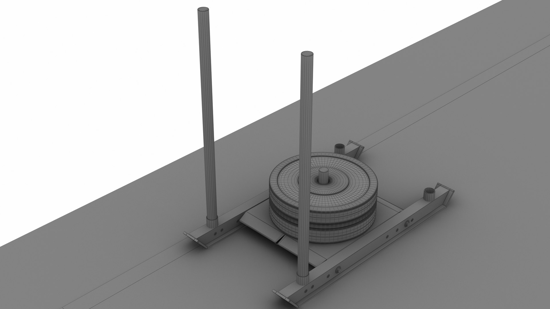 3D Crossfit Diagonal With Machines Model - TurboSquid 1856370