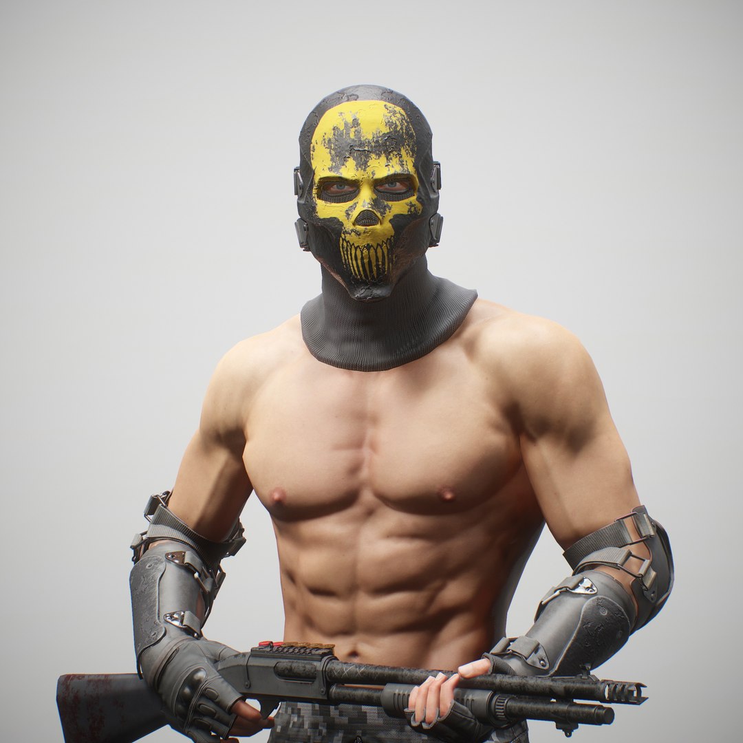 3D Terrorist Soldier Unreal Unity model - TurboSquid 1881205